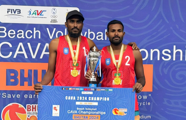 Adam and Sajid's pair secures gold medal in CAVA Championships