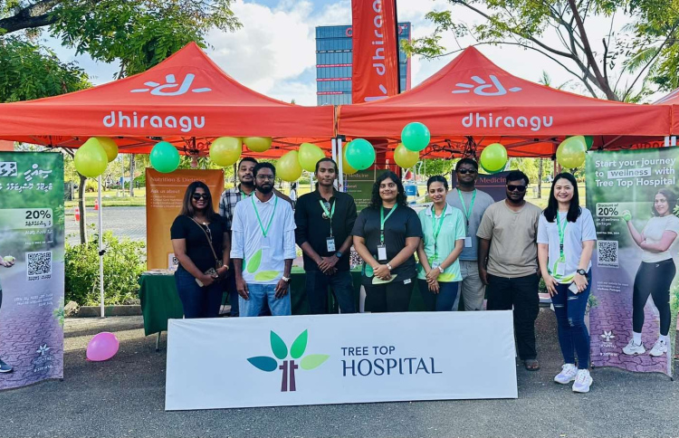 Tree Top Hospital's stall very popular at the Health Expo